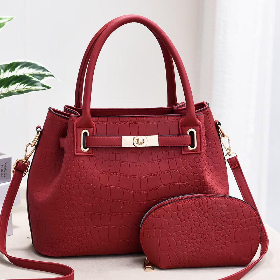 Ensemble 2 Pièces Sac À Main En Cuir Pour Femme Sac À Main Pour Les Dames Sac Pour Les
